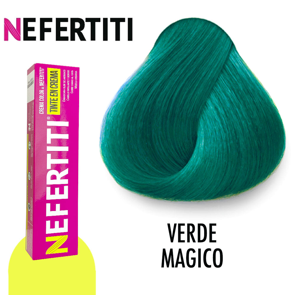 NEFERTITI TINTE VERDE MAGICO 90 GR