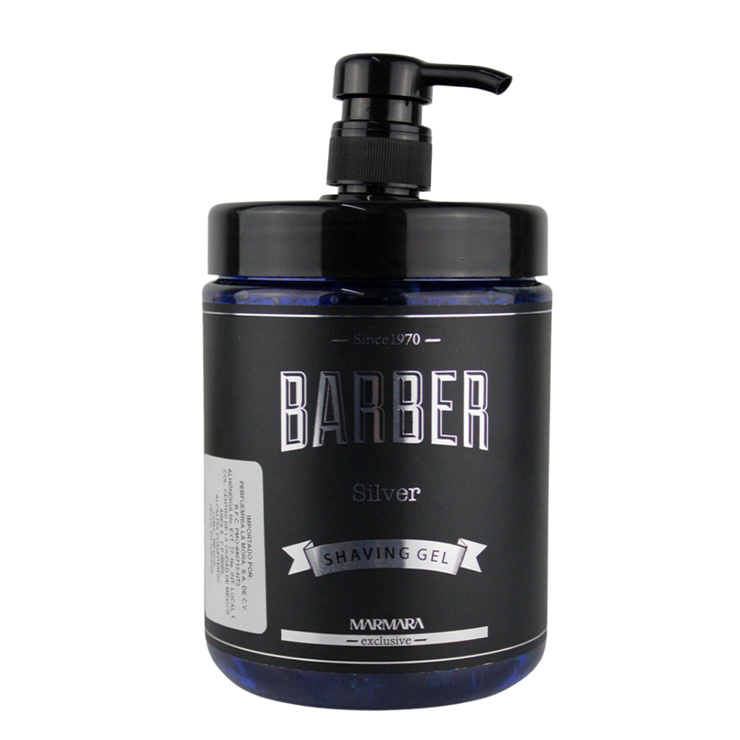Barber Marmara Shaving Gel Silver 1000 ml – Perfumería la Mora