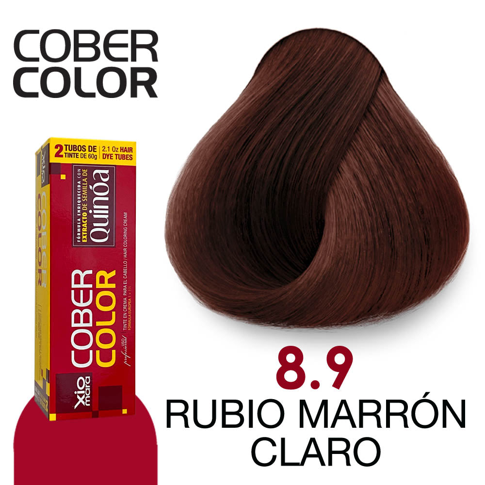 TINTE XIOMARA CC8.9 RUBIO MARRON CLARO 120GR