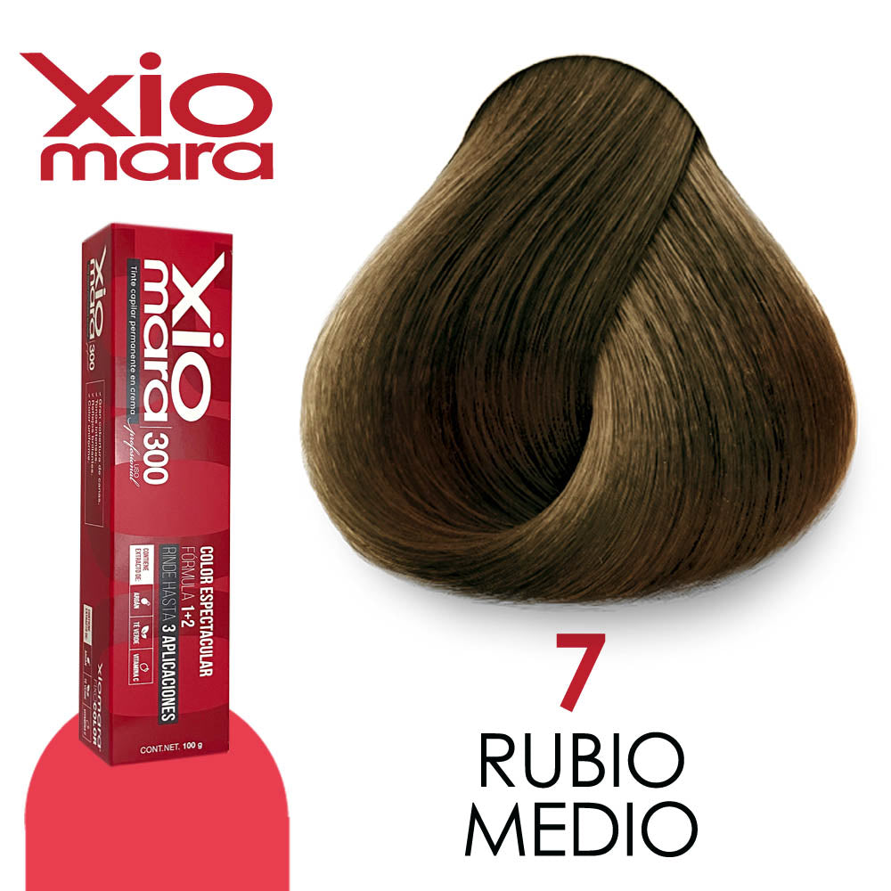 TINTE XIOMARA X7.0 RUBIO MEDIO 100 GR – Perfumería la Mora